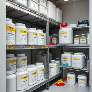 Storage and Shelf Life: Sodium Hydroxide