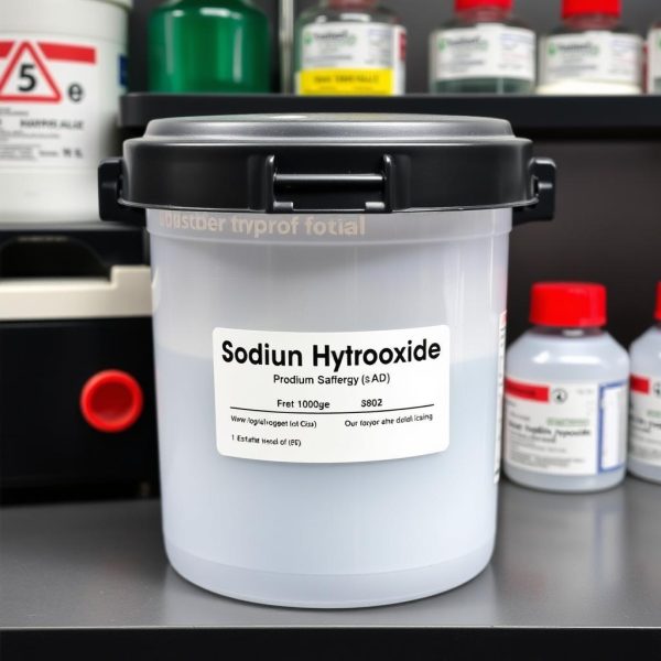 Storage and Shelf Life: Sodium Hydroxide