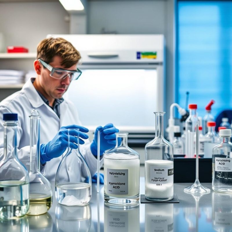 How to neutralize hydrochloric acid
